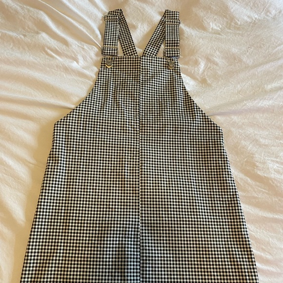 Forever 21 | Dresses | Chic Black And White Checkered Overalls | Poshmark